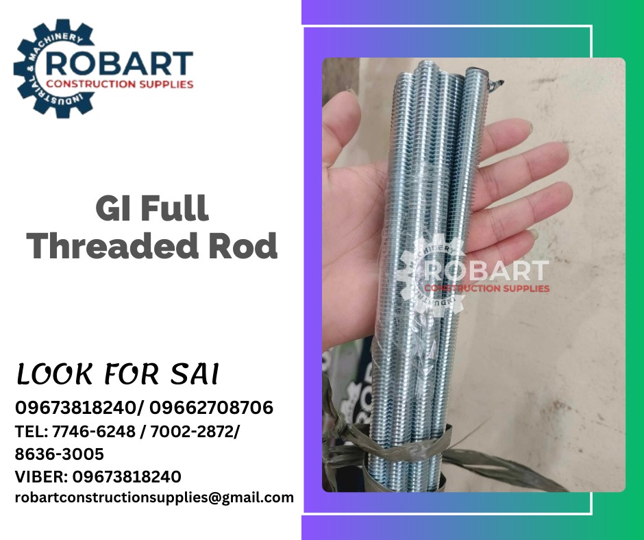 GI Full Threaded Rod, Commercial & Industrial, Construction Tools ...
