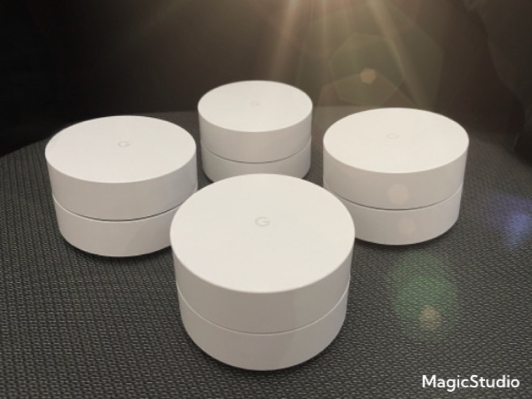 Google WiFi - Mesh WiFi System - AC1200 - Wifi Router - 6000 Sq Ft ...
