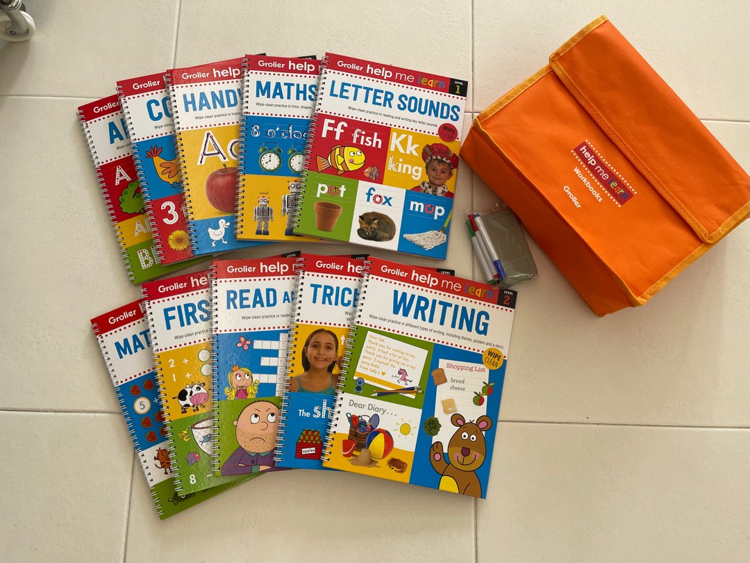 Grolier - Help Me Learn workbooks, Hobbies & Toys, Books & Magazines ...
