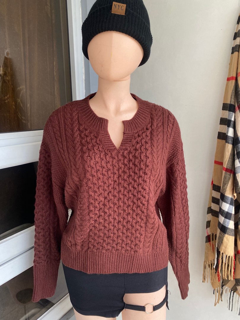 Gu by uniqlo knitted, Women's Fashion, Tops, Longsleeves on Carousell