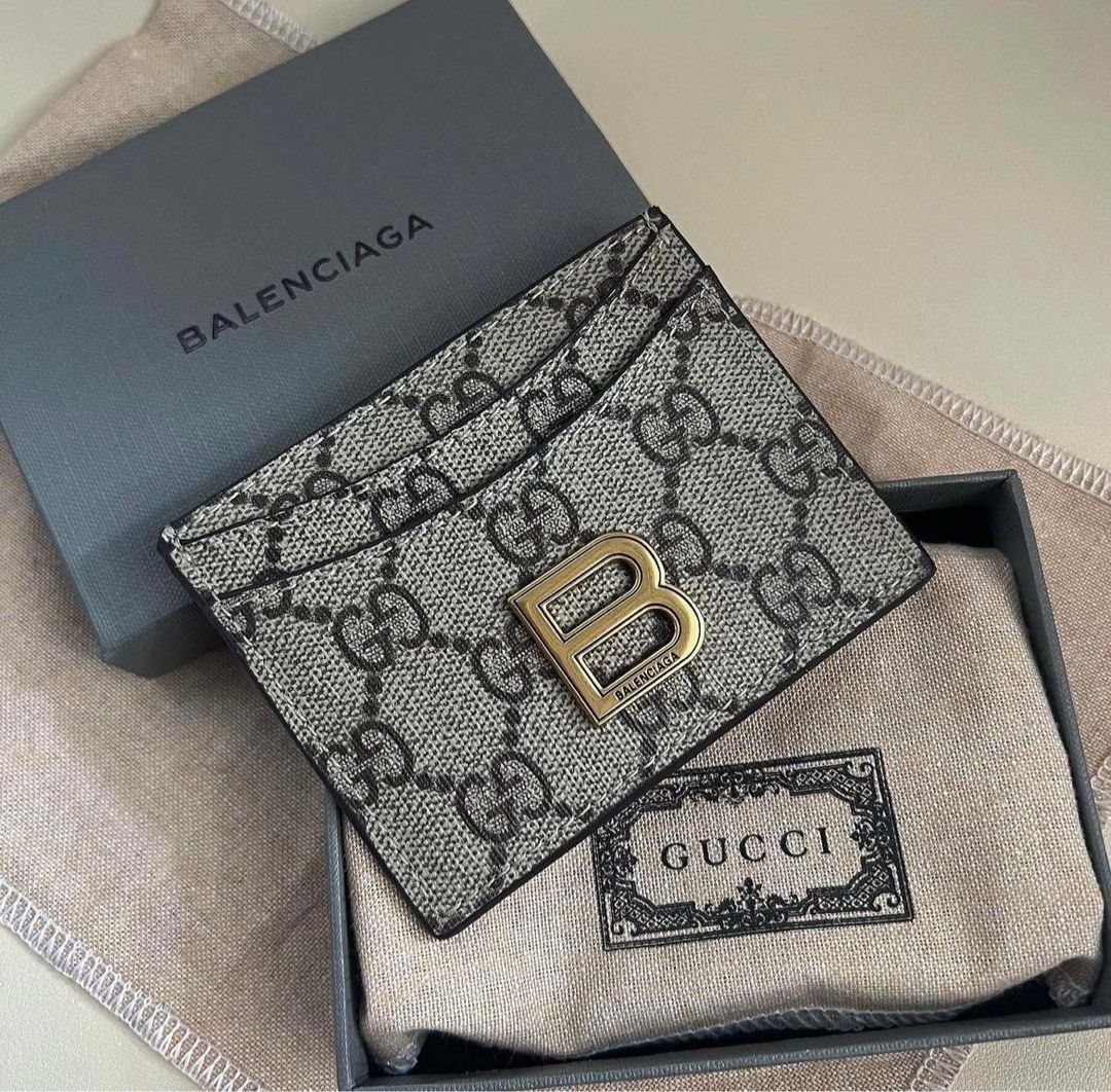 Gucci x Balenciaga Collab Card Holder (Limited Edition), Luxury, Bags ...