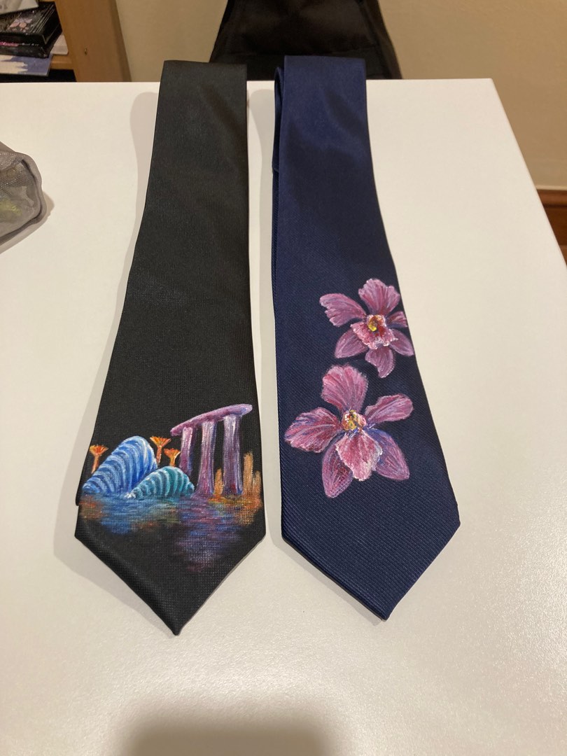 Custom hand painted ties (great as presents!) , Men's Fashion, Watches ...