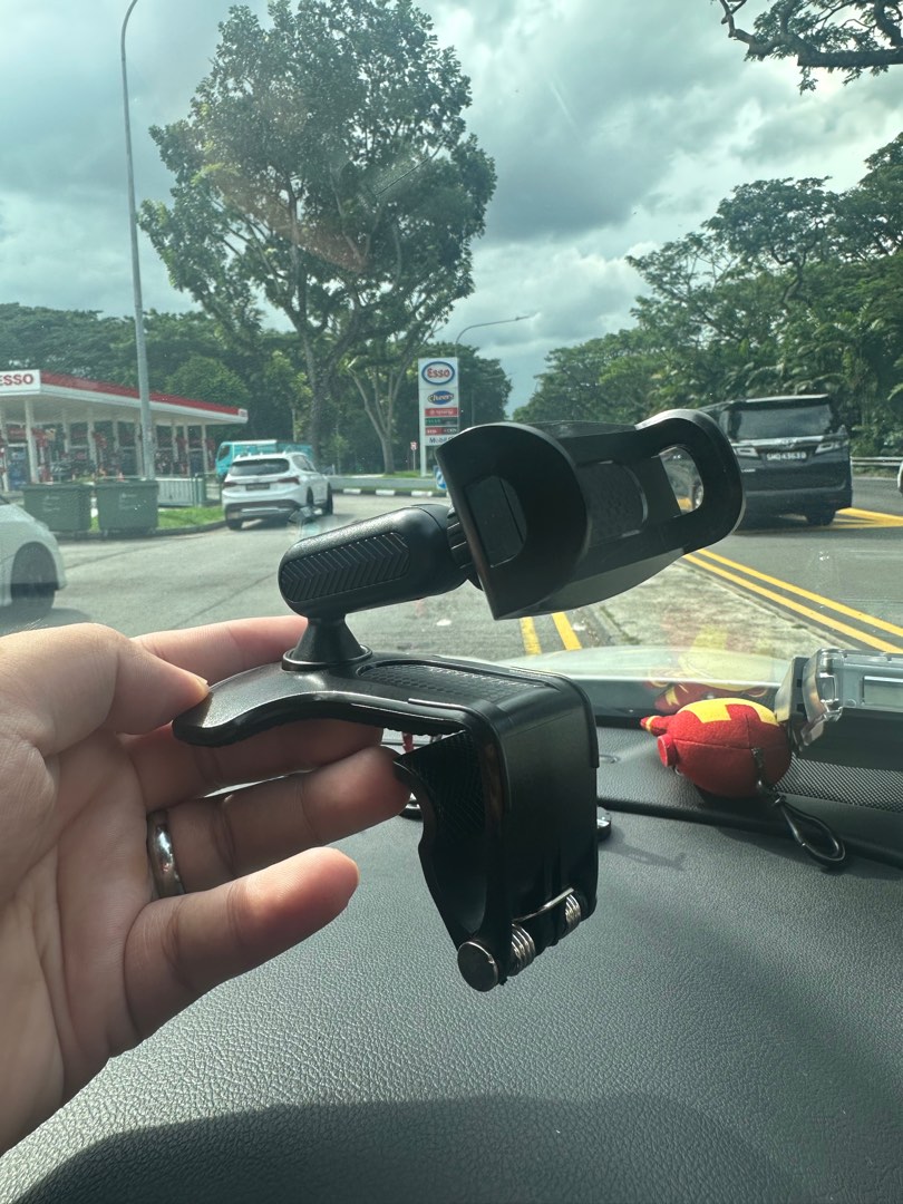 Handphone holder Clip type for cars, Car Accessories, Accessories on ...