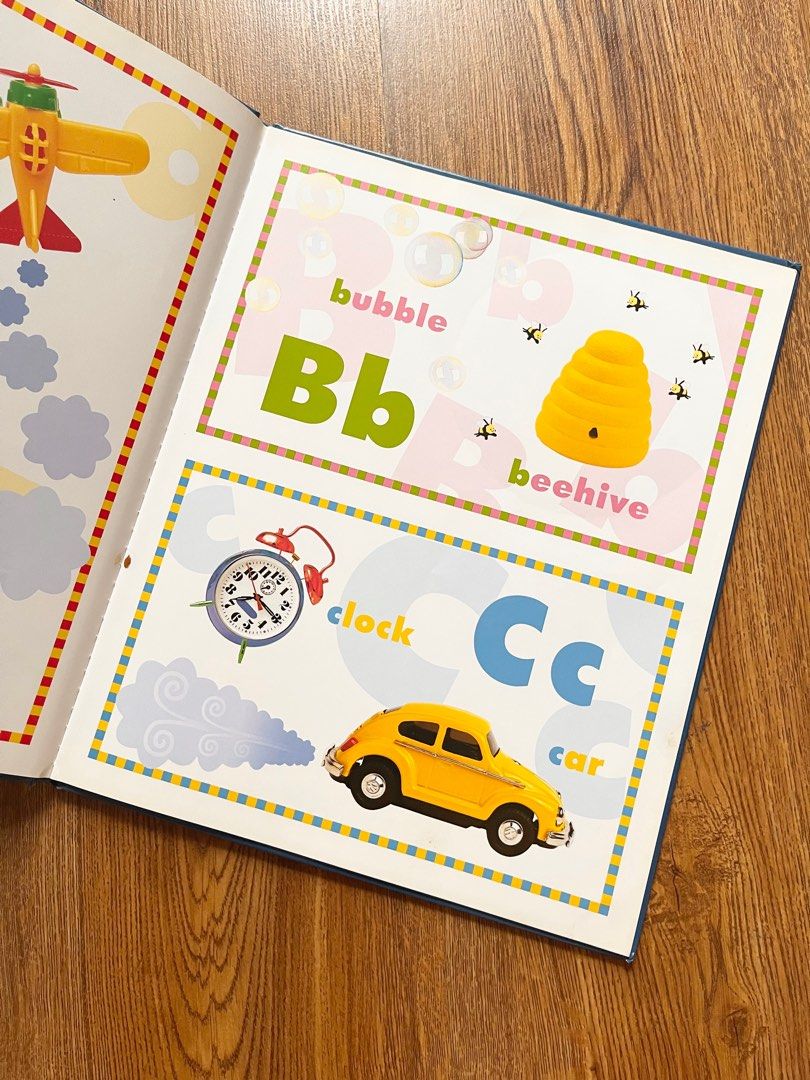 Hardcover Book Alphabet - My First Interactive Learning Book, Buku ...