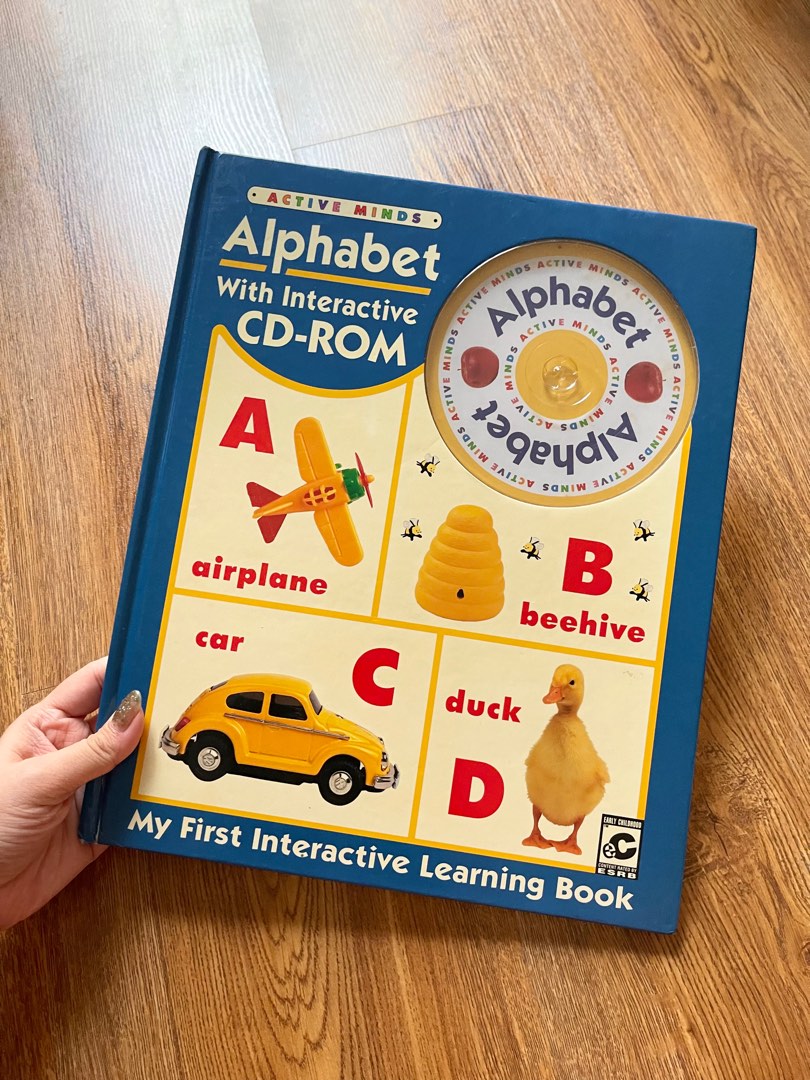 Hardcover Book Alphabet - My First Interactive Learning Book, Buku ...
