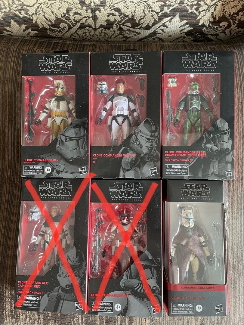 Hasbro Black Series 1/12 Star Wars Clone Commanders Clone Commander Bly ...