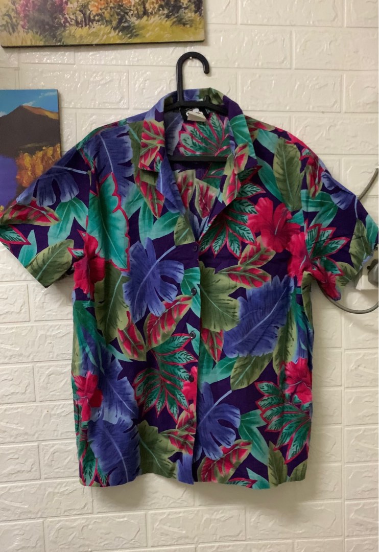 hawaii bunga raya made in usa, Men's Fashion, Tops & Sets, Tshirts ...