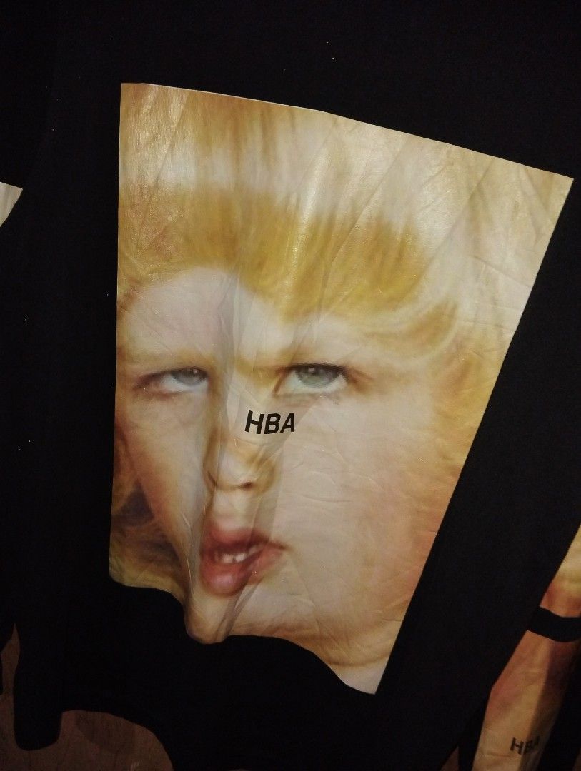 HBA Hood by air Baby Face Longsleeves, Men's Fashion, Tops & Sets, Tshirts & Polo Shirts on ...