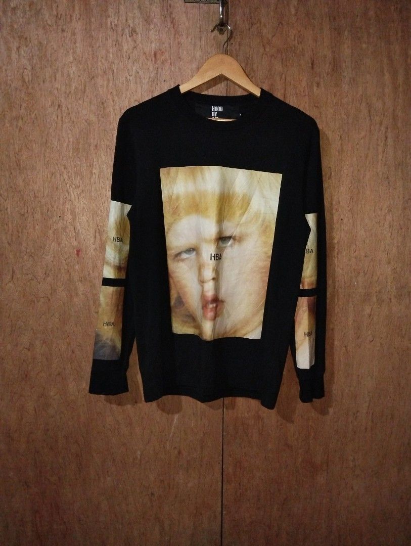 HBA Hood by air Baby Face Longsleeves, Men's Fashion, Tops & Sets ...