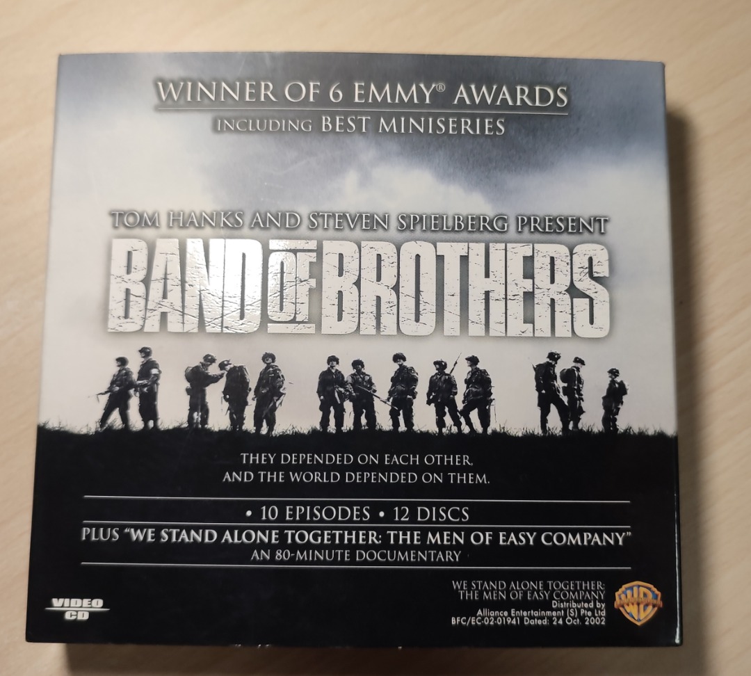 HBO's Band of Brothers - 12 VCDs, Hobbies & Toys, Music & Media, CDs ...