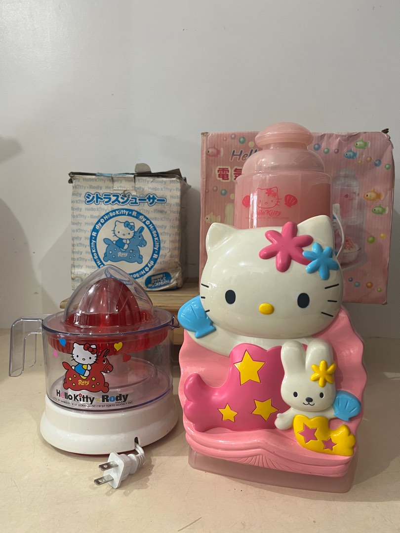 Hello kitty ice crasher and juicer 110 volts, Furniture & Home Living ...