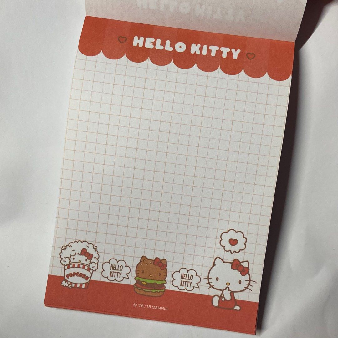 Hello Kitty Notepad, Hobbies & Toys, Stationery & Craft, Other ...