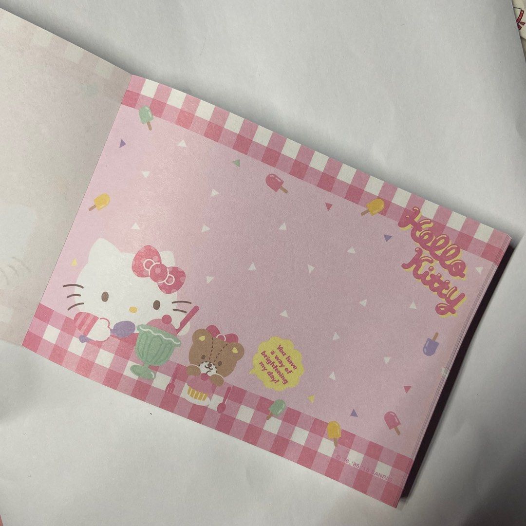 Hello Kitty Notepad, Hobbies & Toys, Stationery & Craft, Other ...