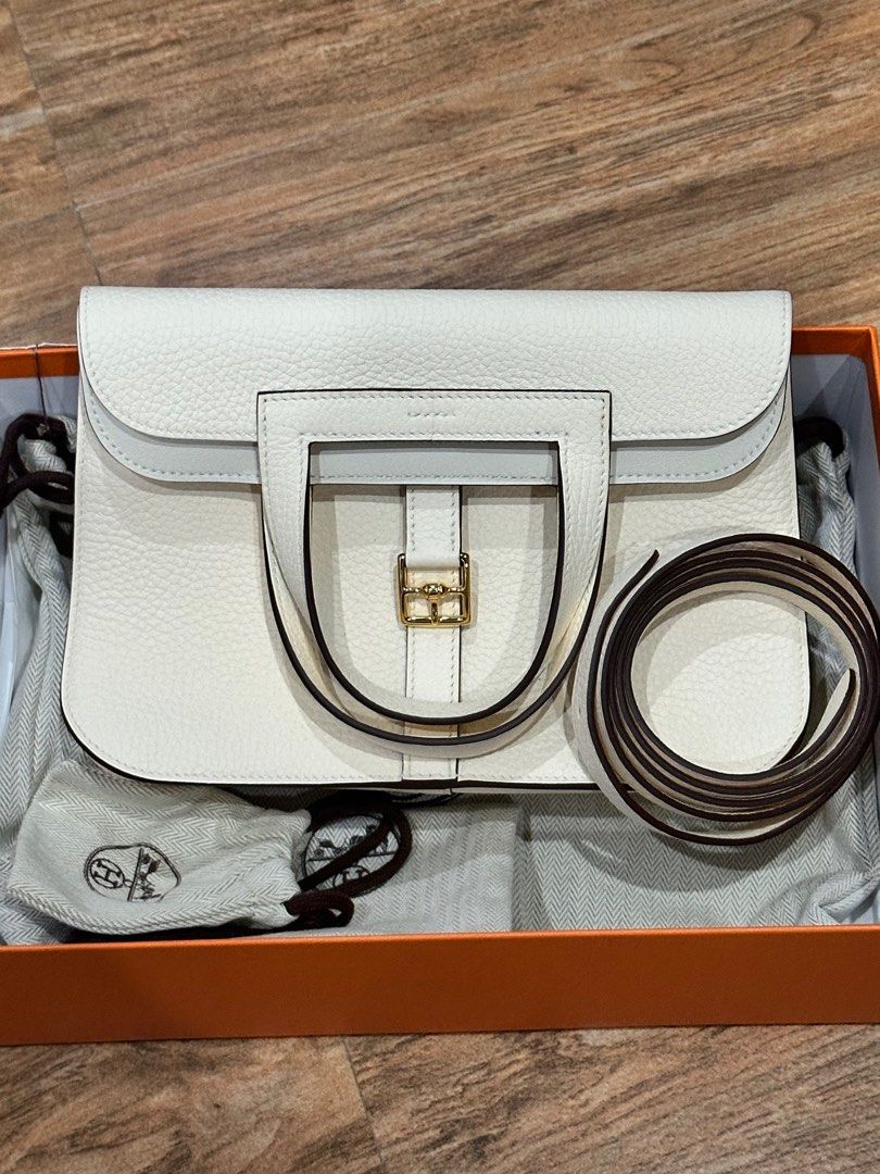 Hermes Halzan 25 NEW, Luxury, Bags & Wallets on Carousell