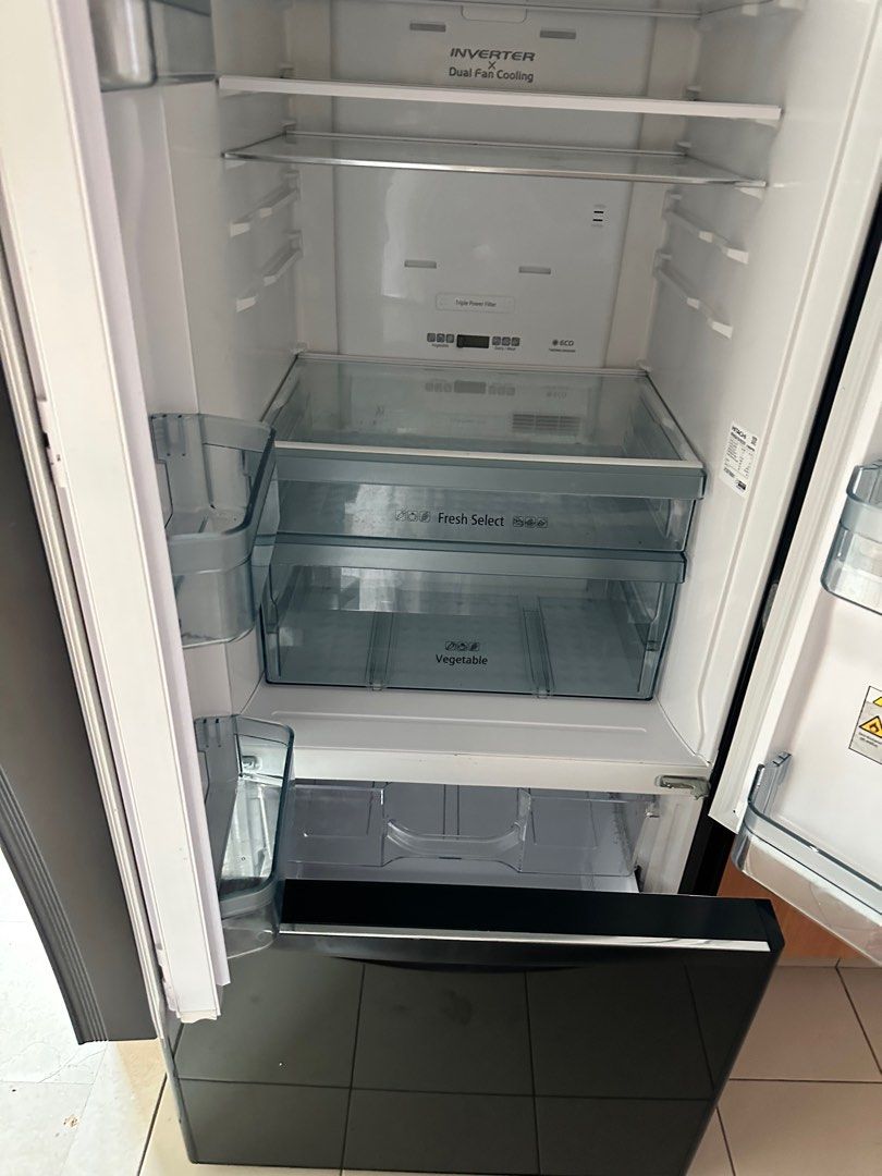 Hitachi double door fridge, TV & Home Appliances, Kitchen Appliances ...
