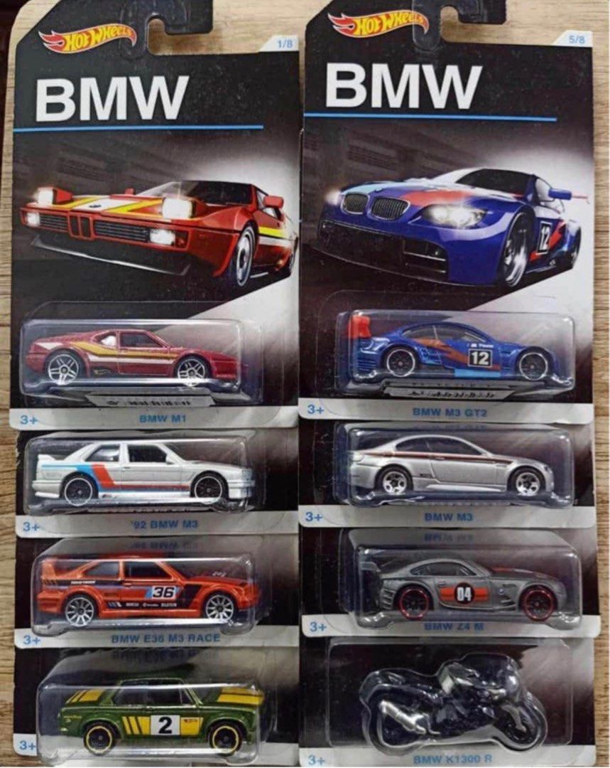 HotWheels BMW Complete set of 8 cards, Hobbies & Toys, Toys & Games on ...