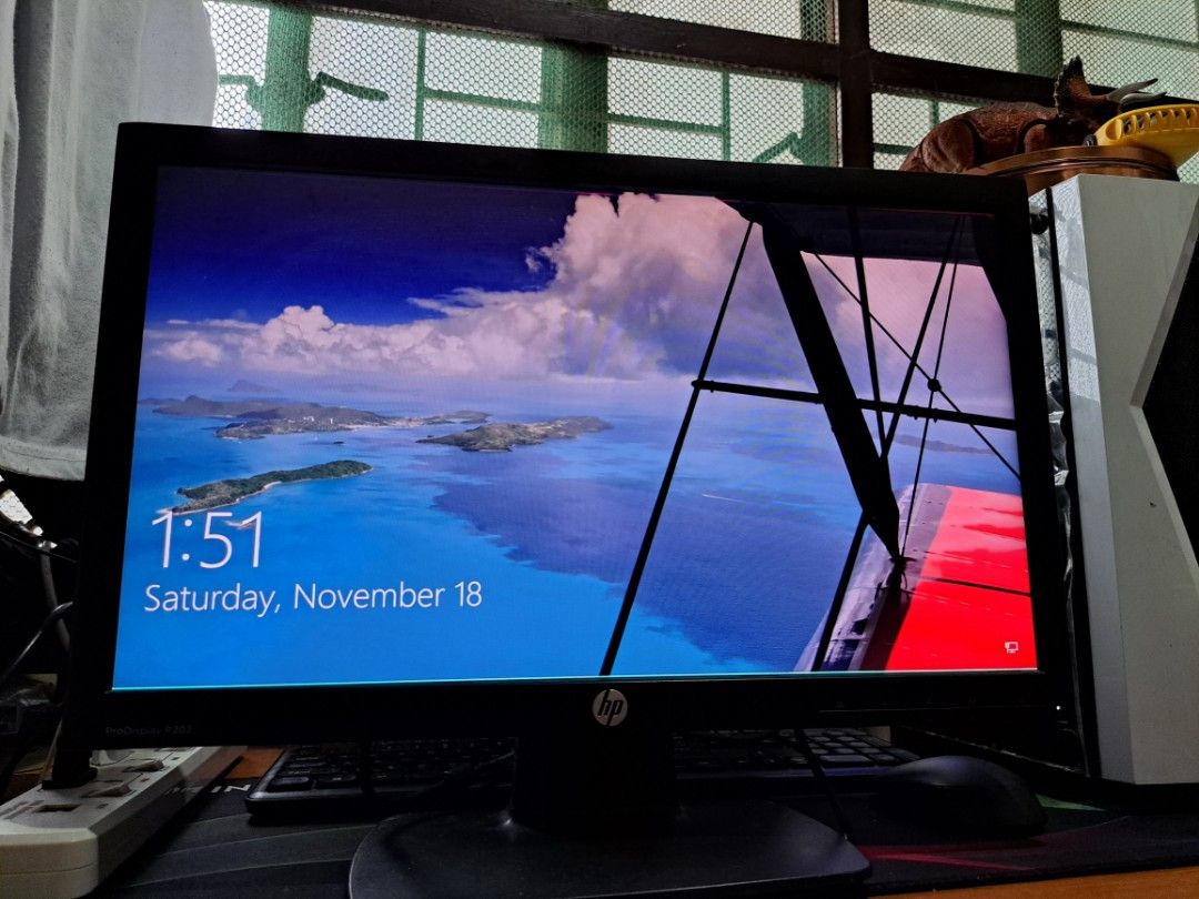 HP ProDisplay P202 Monitor, LED MONITOR, Computers & Tech, Parts ...