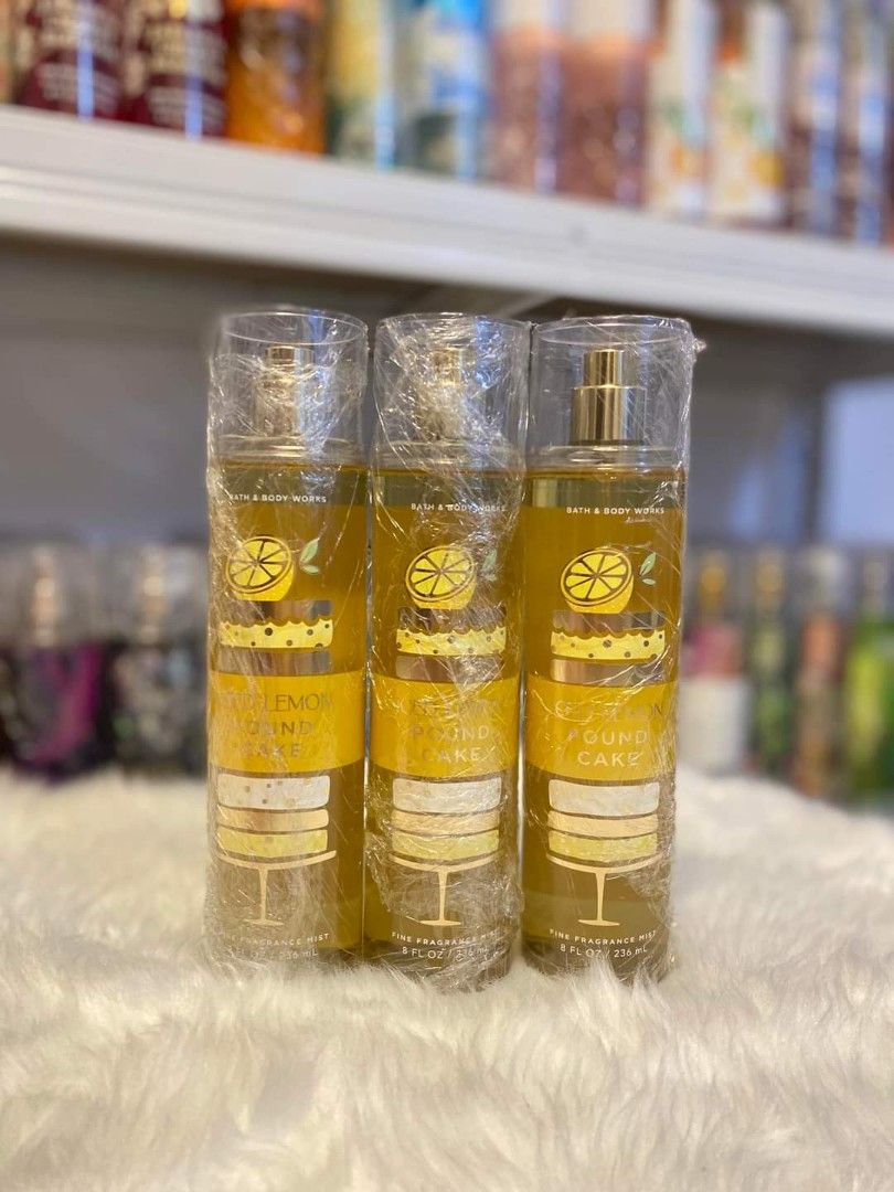 Iced Lemon Pound Cake Fragrance Mist, Beauty & Personal Care, Fragrance ...