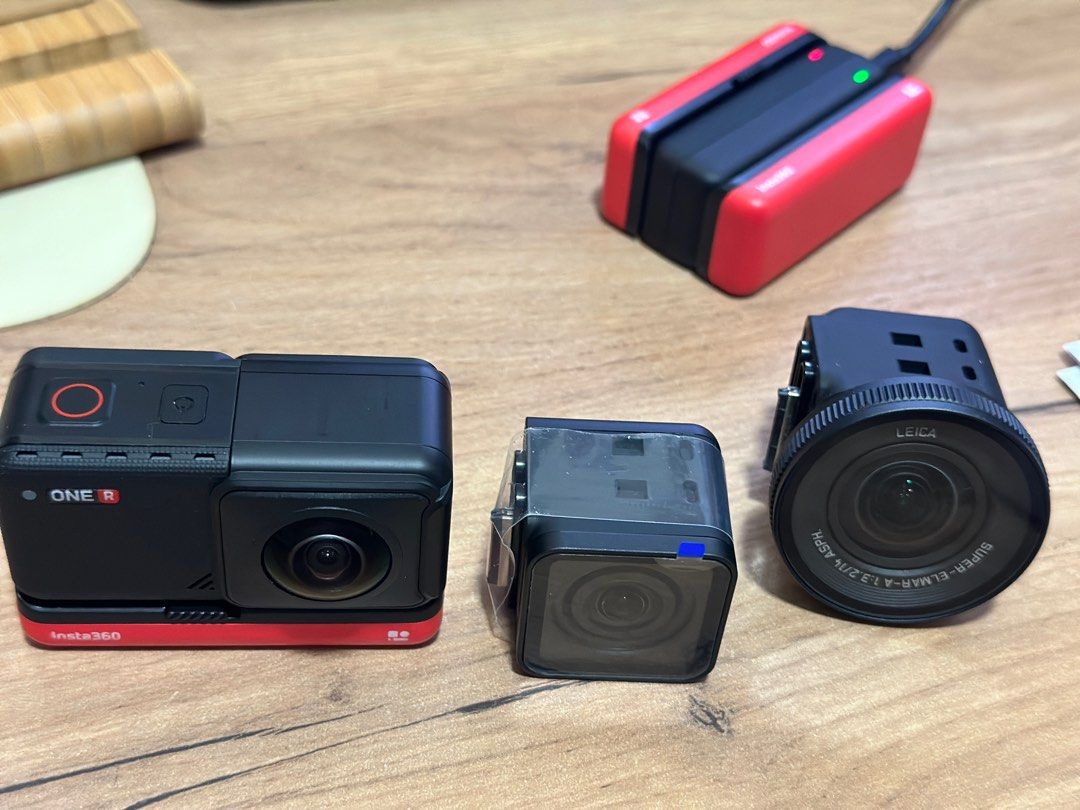Insta360 OneR 360 edition ( 3 lenses), Photography, Cameras on Carousell