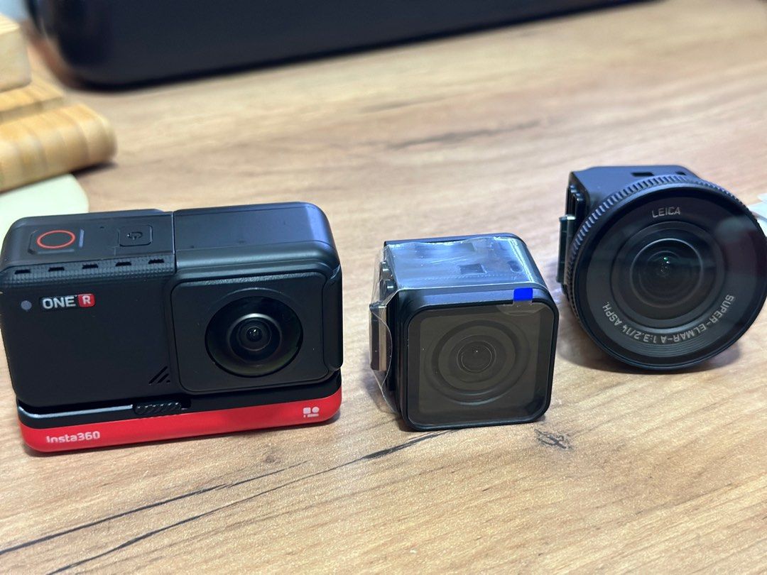 Insta360 OneR 360 edition ( 3 lenses), Photography, Cameras on Carousell