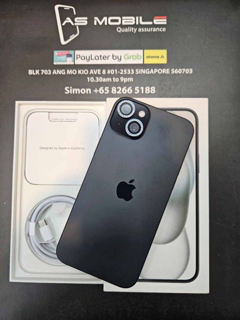 iPhone 15 Plus Black 256GB, Mobile Phones & Gadgets, Mobile Phones ...