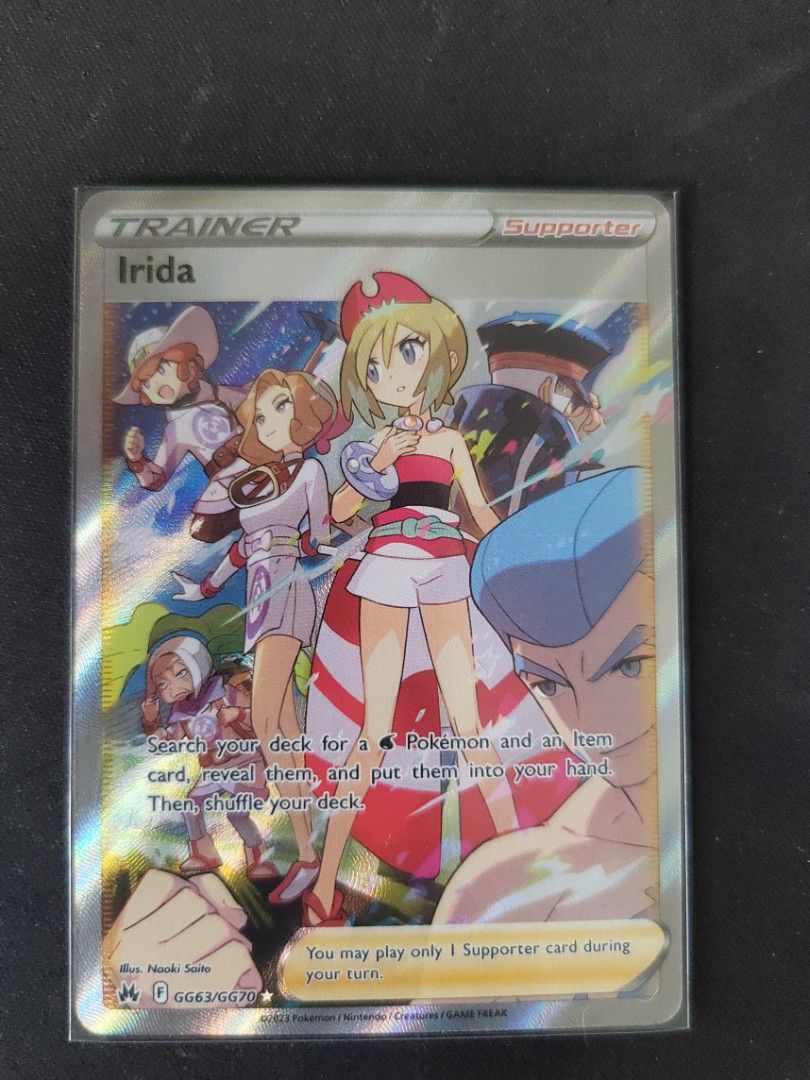 Irida GG63/GG70 Trainer Galarian Gallery Crown Zenith Pokemon Trading ...