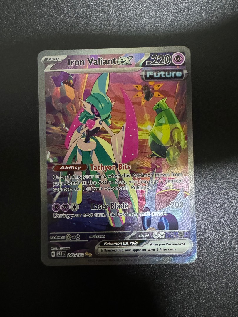 Iron Valiant ex - 249/182 - Special Illustration Rare Scarlet & Violet ...