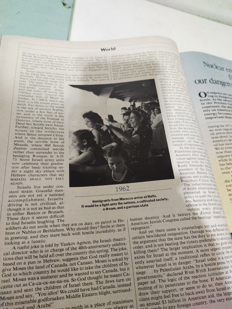 ISRAEL in TIME magazine/US Edition/1988, Hobbies & Toys, Books ...