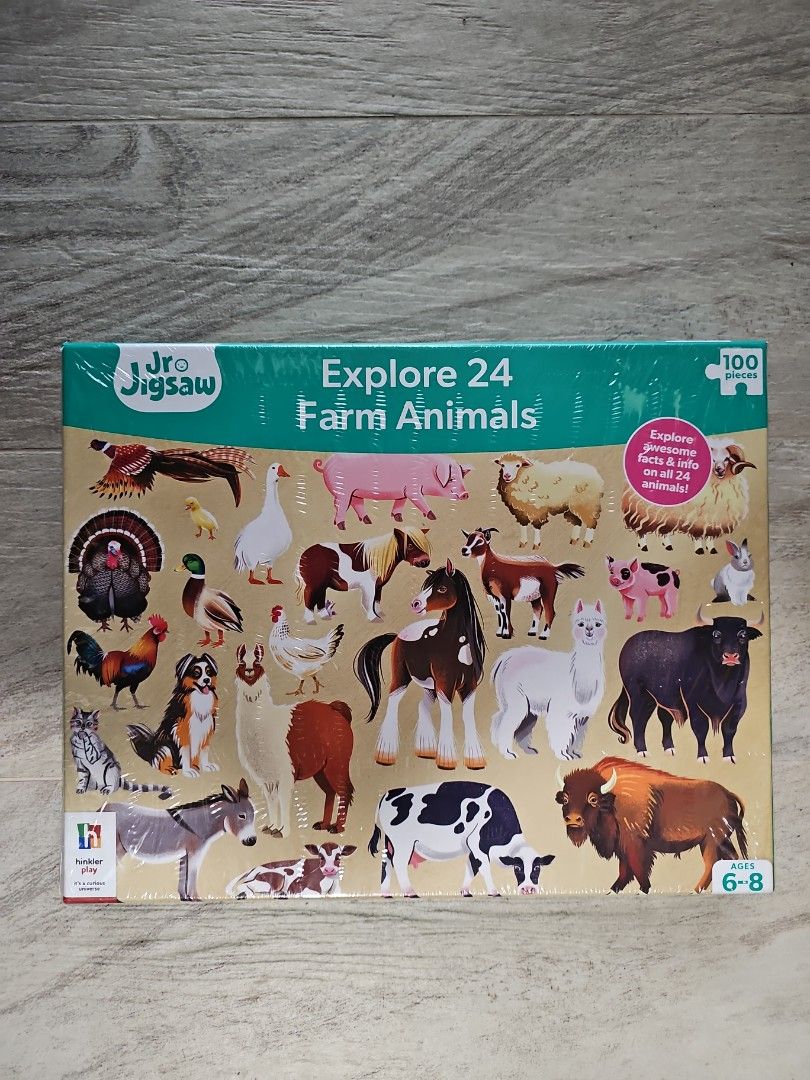 Jigsaw Puzzle - Farm Animals, Hobbies & Toys, Toys & Games on Carousell