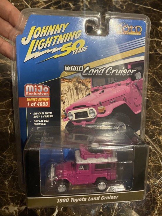 JOHNNY LIGHTNING TOYOTA LAND CRUISER 1980 PINK, Toys & Collectibles ...