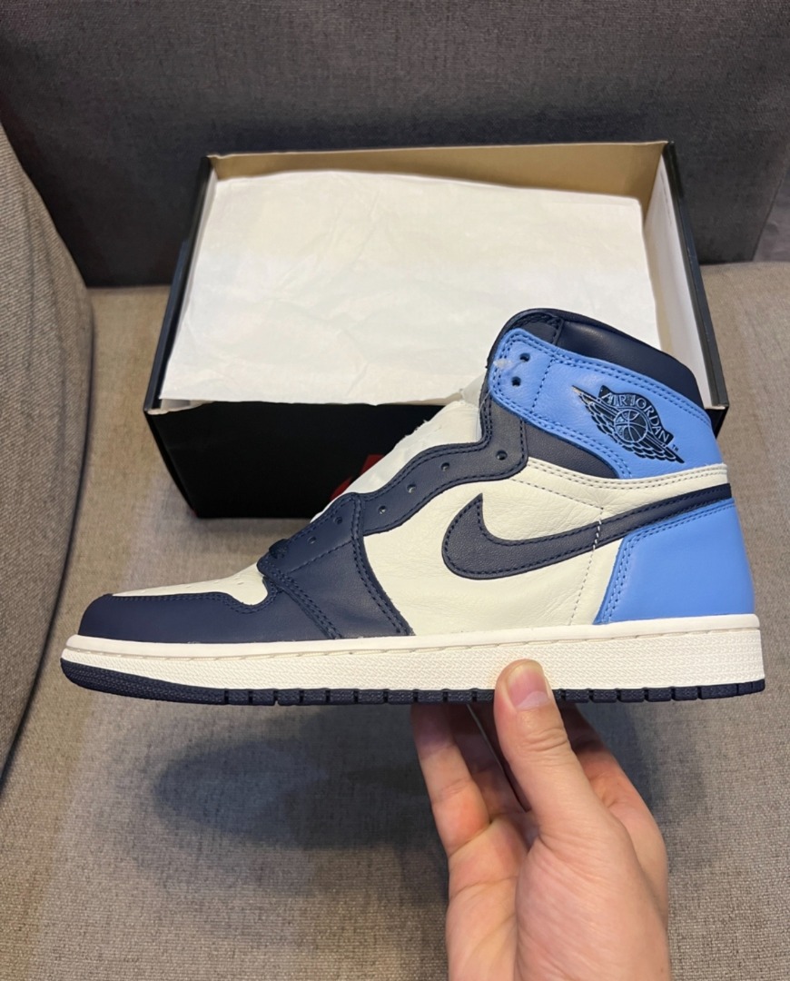 Jordan Air Jordan 1 Obsidian brand new, Men's Fashion, Footwear ...