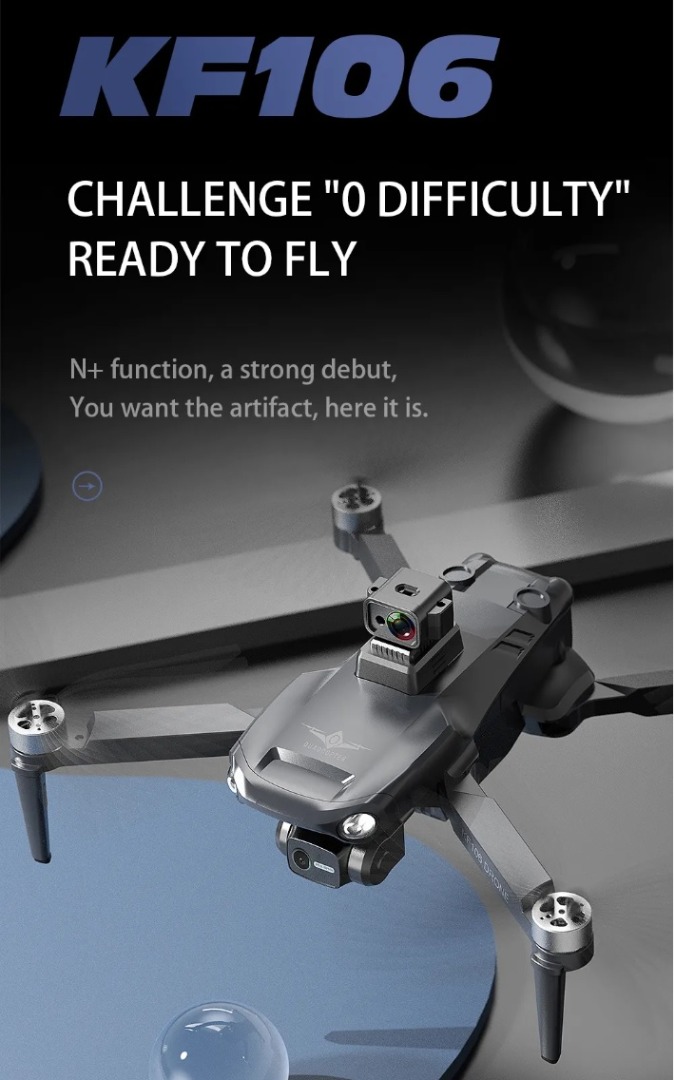 KF106 MAX GPS Drone 8K EIS Camera 3-Axis Gimbal 5km, Photography, Drones on Carousell