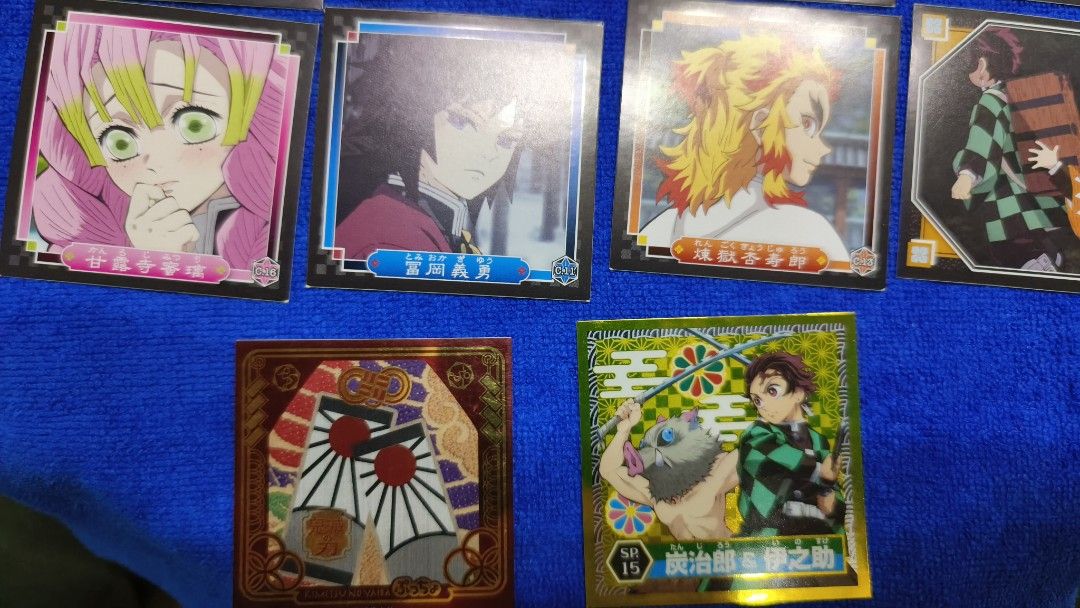 Kimetsu no yaiba ensky burst stickers from Japan aniplex, Hobbies ...