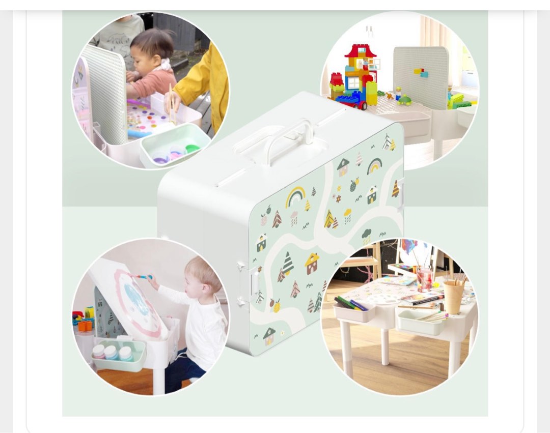 Kingdom Playroom Carry-Play Kids Table, Babies & Kids, Baby Nursery ...