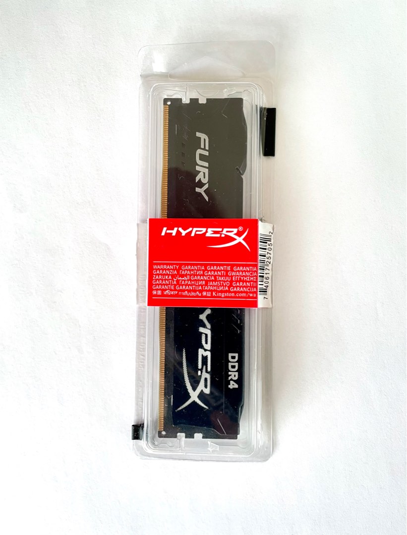 Kingston Hyper X Fury 4GB DDR4 RAM 2666, Computers & Tech, Parts ...