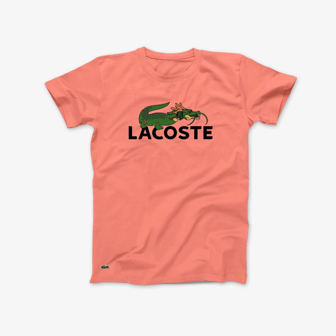 Lacoste x Year of the Dragon 2024 Organic Cotton T-shirt, Men's Fashion ...