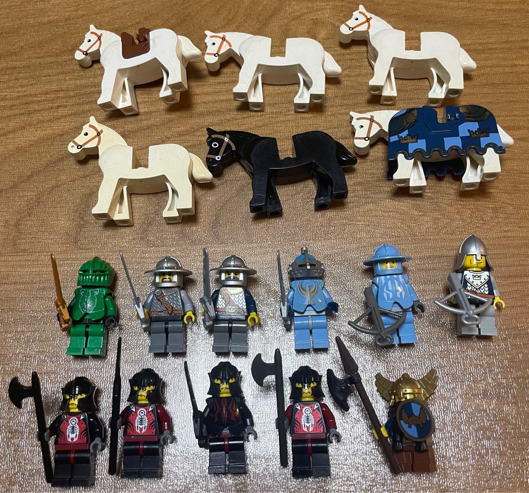 Lego Knights Minifigures Bundle, Hobbies & Toys, Toys & Games on Carousell
