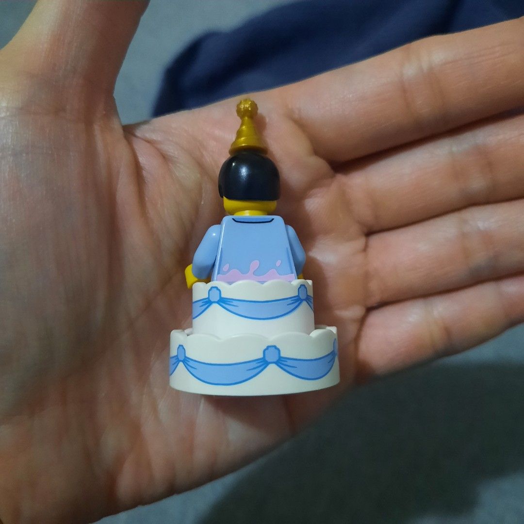 Lego Minifigure Series 18 Birthday Cake Guy Minifig, Hobbies & Toys ...