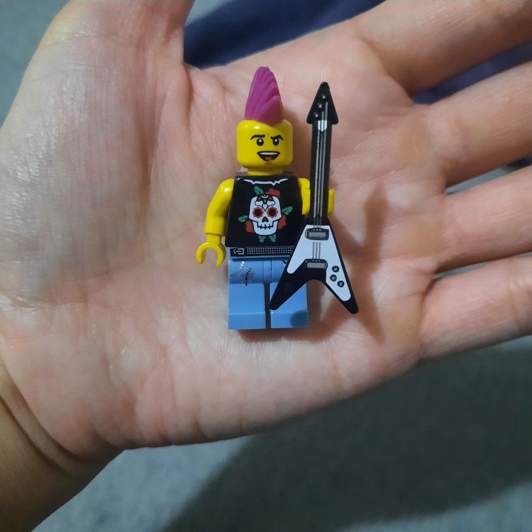 Lego Minifigure Series 4 Punk Rocker, Hobbies & Toys, Toys & Games on ...