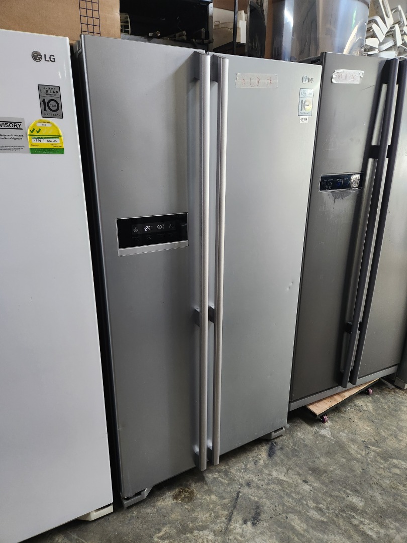 LG Side by Side Fridge 528L GR-B208BLQ, TV & Home Appliances, Kitchen ...