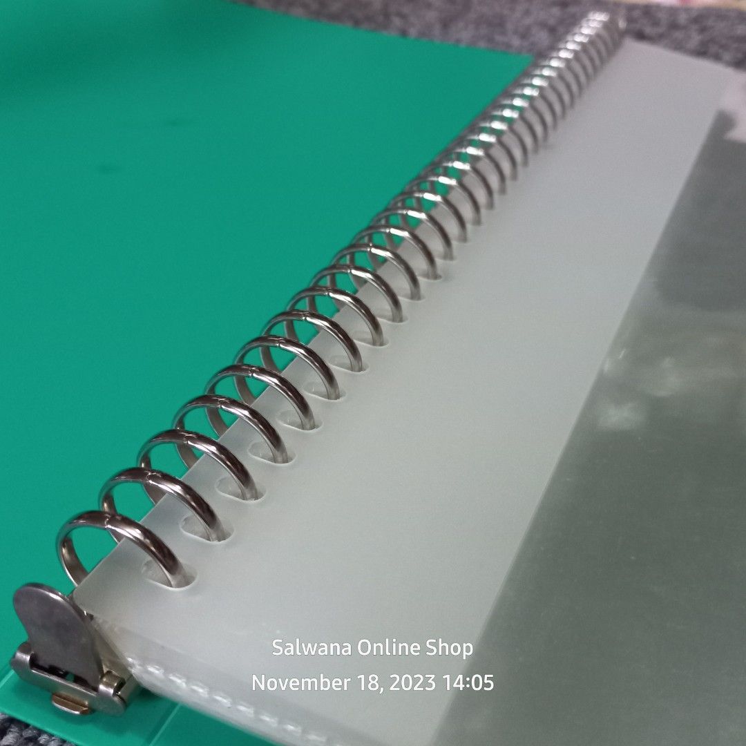 LIGHTLY USED CLEAR BOOK BINDERS MADE IN JAPAN, Hobbies & Toys ...