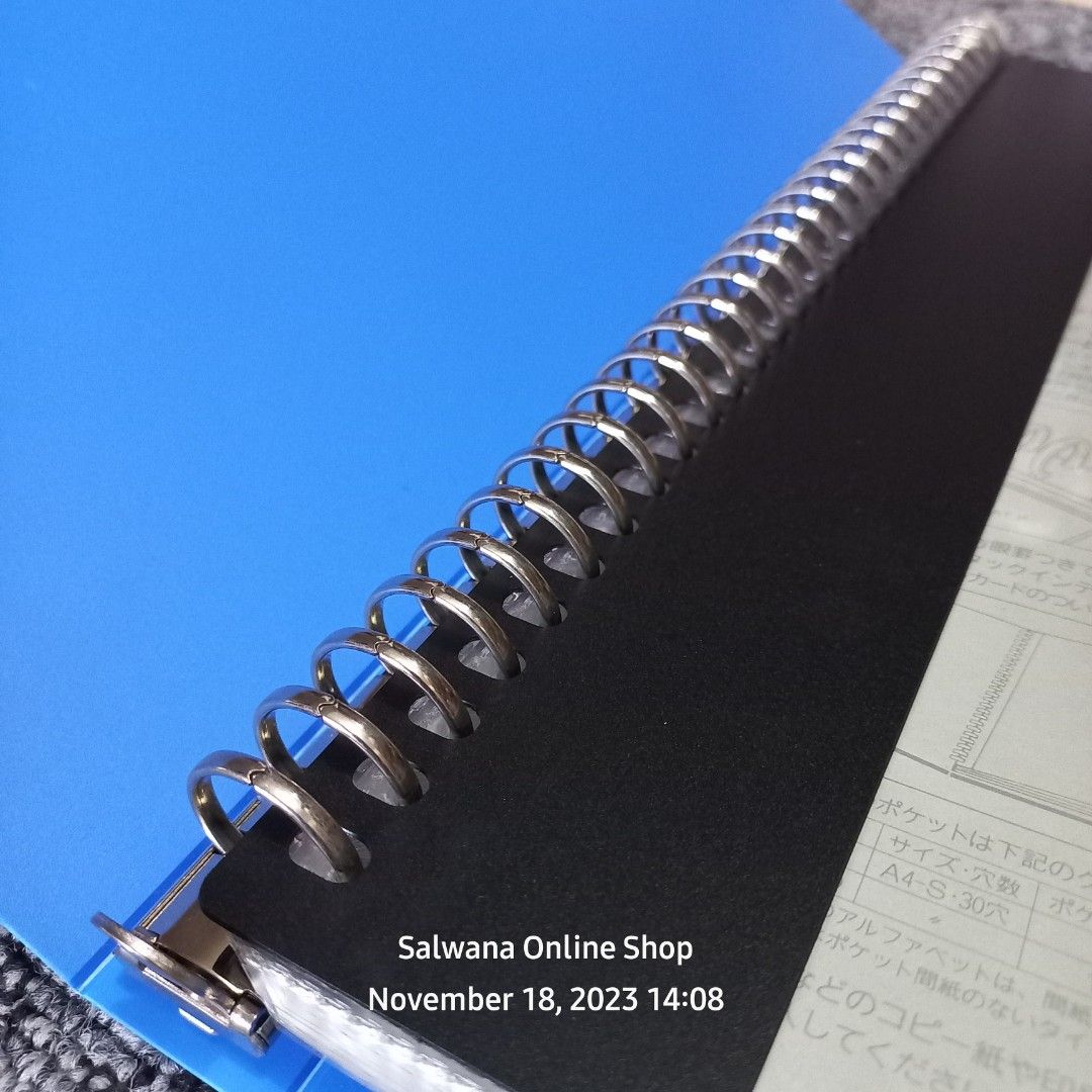 LIGHTLY USED CLEAR BOOK BINDERS MADE IN JAPAN, Hobbies & Toys ...