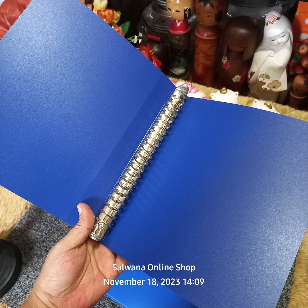 LIGHTLY USED CLEAR BOOK BINDERS MADE IN JAPAN, Hobbies & Toys ...