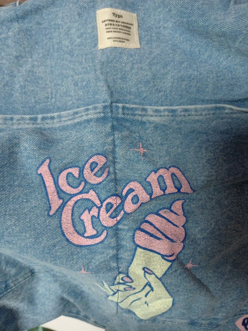 LIMITED EDITION BLACK PINK TYPO TOTE BAG, Women's Fashion, Bags ...