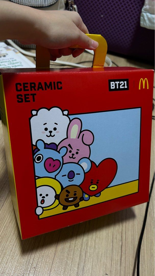 Limited Edition BT21 x McDonald’s Ceramic Set, Furniture & Home Living ...
