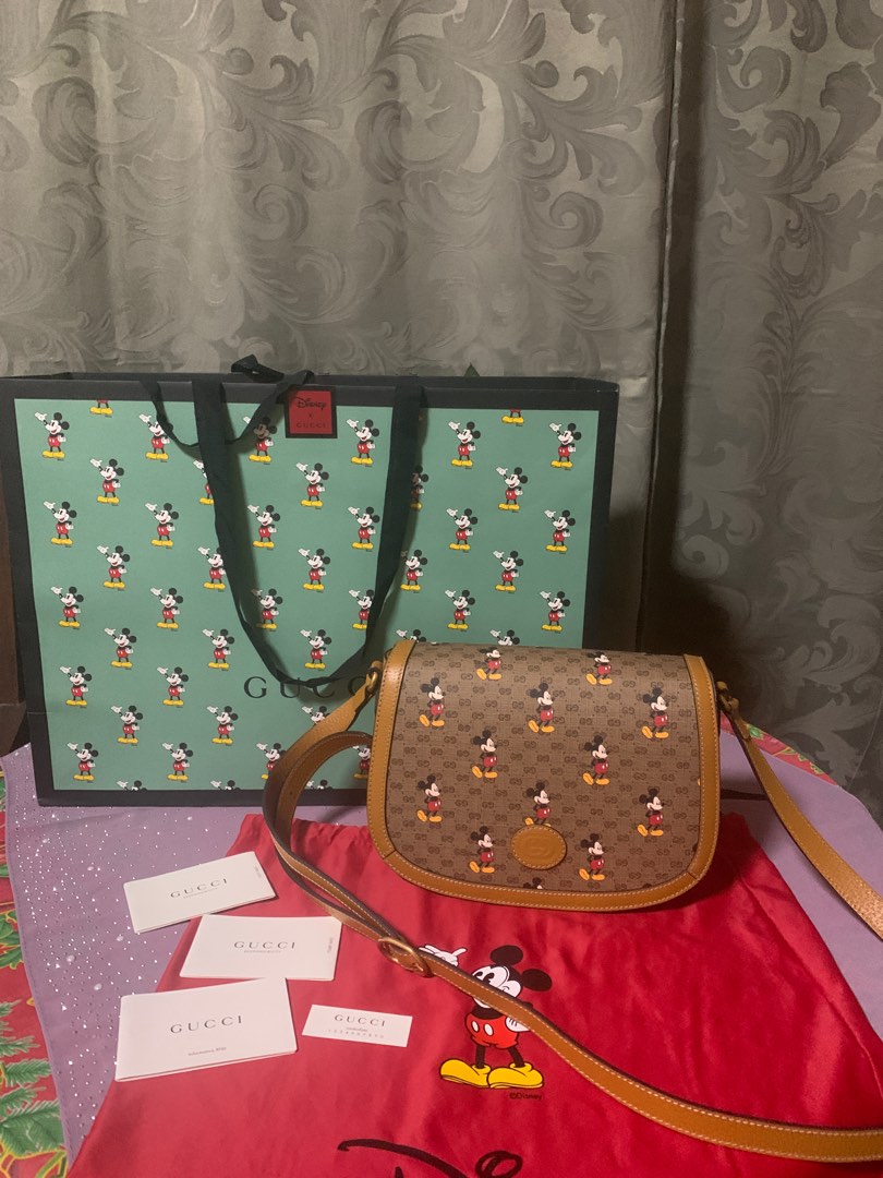 Limited edition Gucci Mickey Mouse, Luxury, Bags & Wallets on Carousell