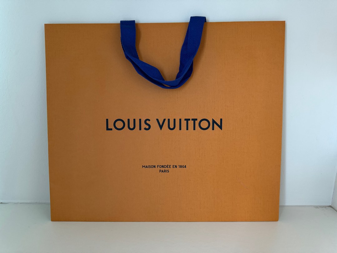 LV Paper Bag, Luxury, Accessories on Carousell