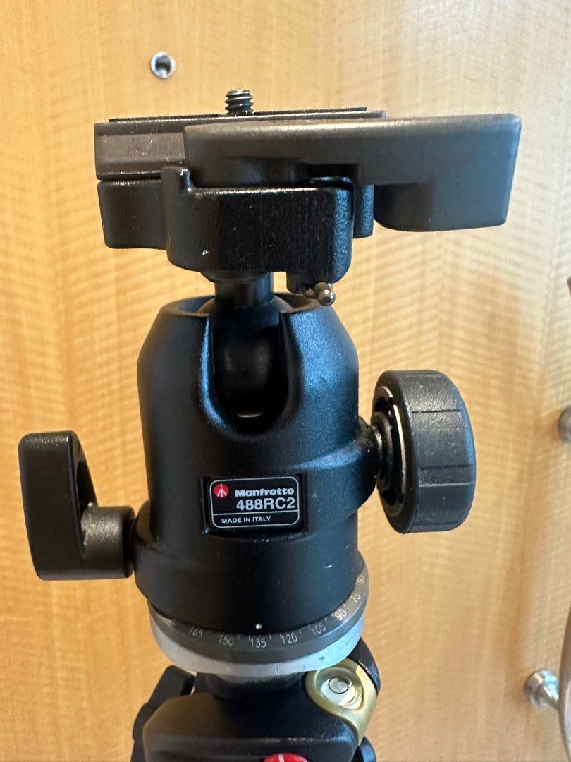 Manfrotto ball head and tripod, Photography, Photography Accessories ...
