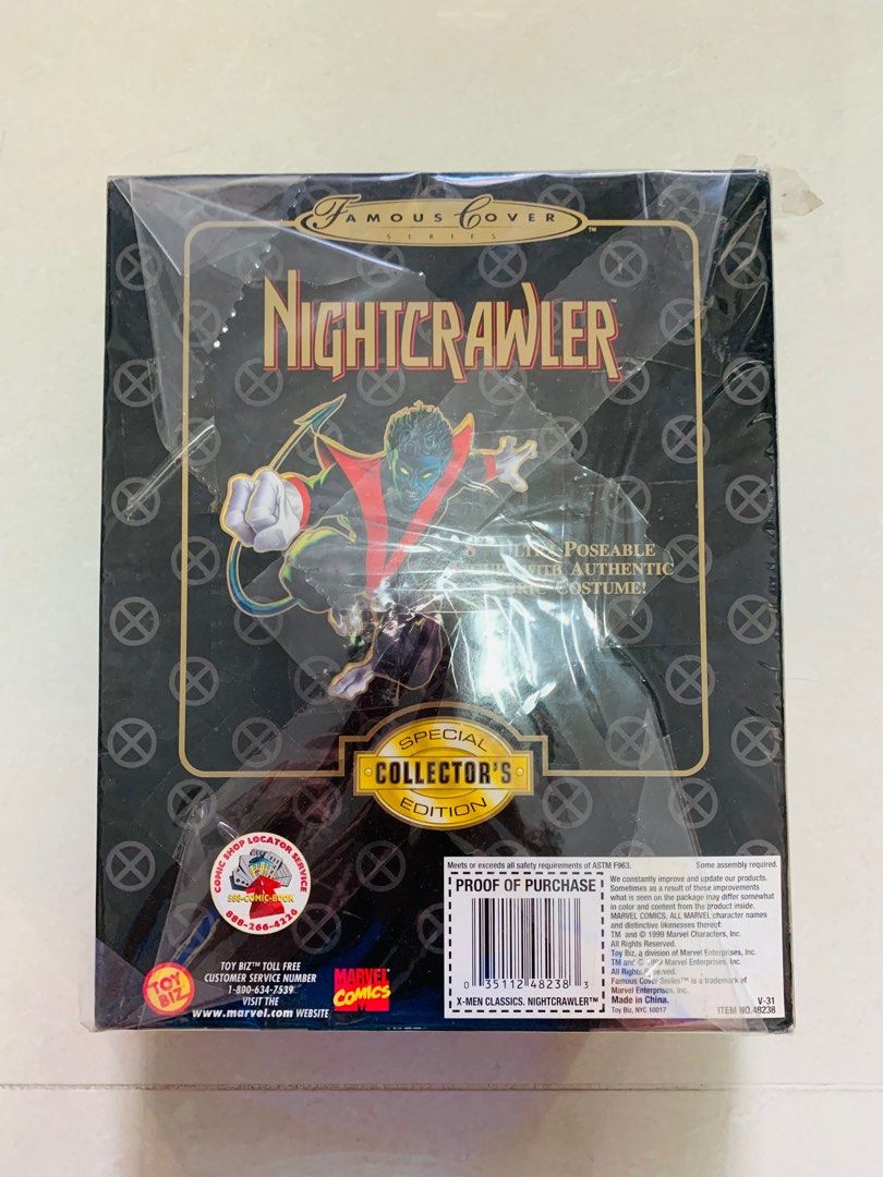 Marvel Famous Cover 8 Inch Nightcrawler, Hobbies & Toys, Toys & Games ...