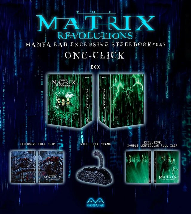 Matrix 1-3 mantalab exclusive 4k uhd Blu-ray steelbook boxset 22世紀殺人網絡1 ...